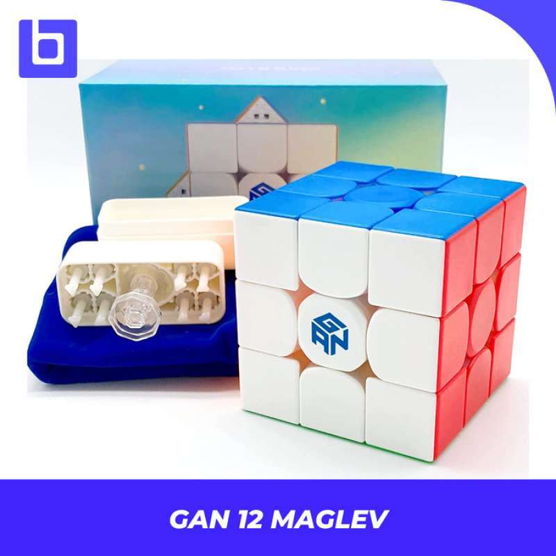 Promo Rubik 3x3 GAN 12 Maglev UV Coated / Frosted / M Leap / 3x3 ...