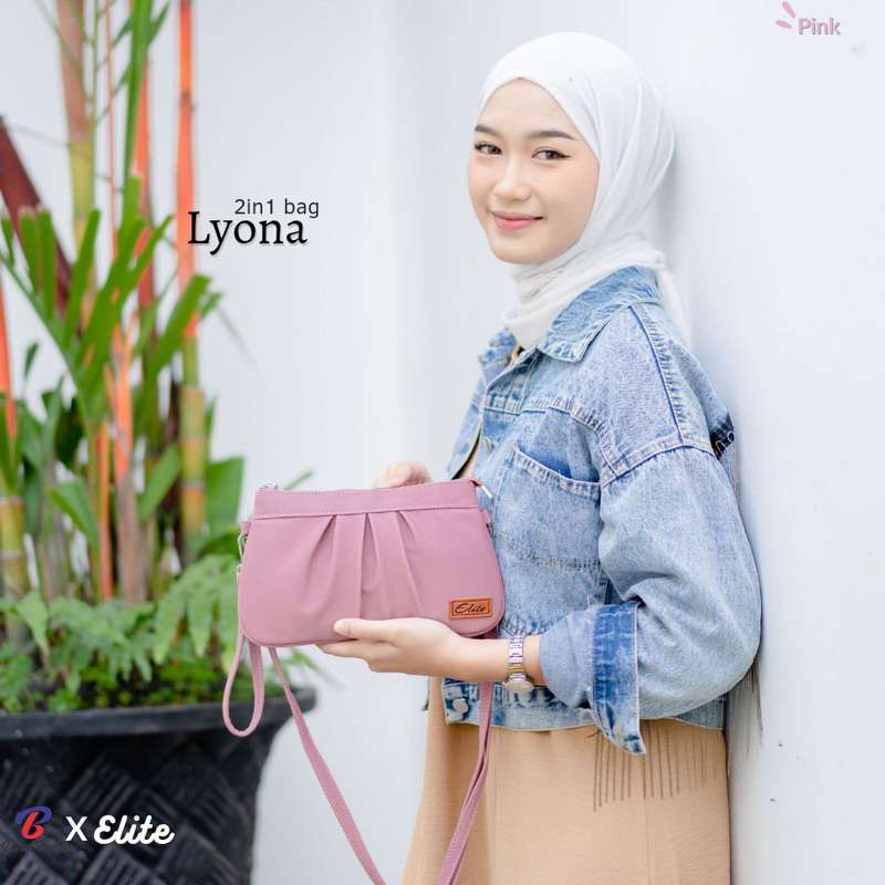 Jual TAS SELEMPANG LYONA dan Pouch LOLY by Biru Tsabita x Elite, Lyona ...