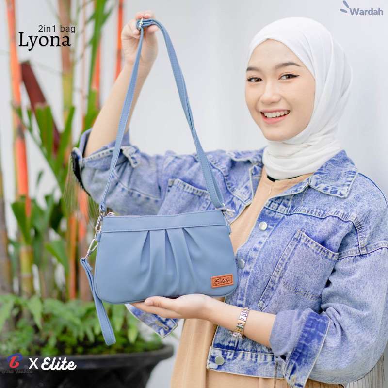 Jual TAS SELEMPANG LYONA dan Pouch LOLY by Biru Tsabita x Elite, Lyona ...