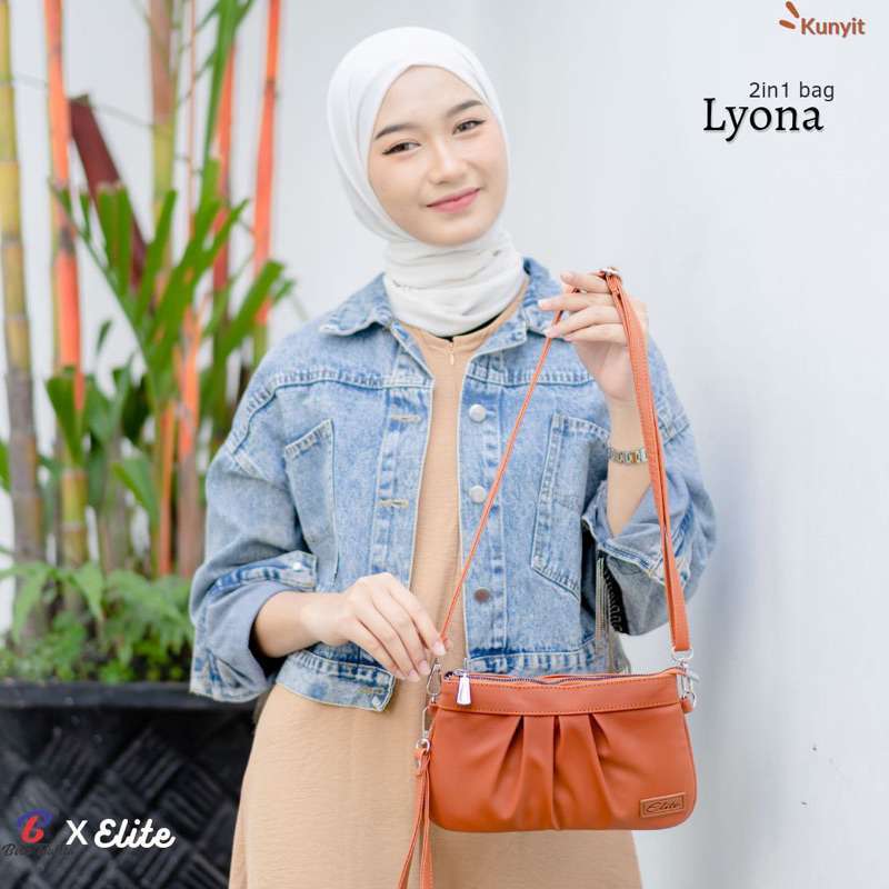 Jual TAS SELEMPANG LYONA dan Pouch LOLY by Biru Tsabita x Elite, Lyona ...