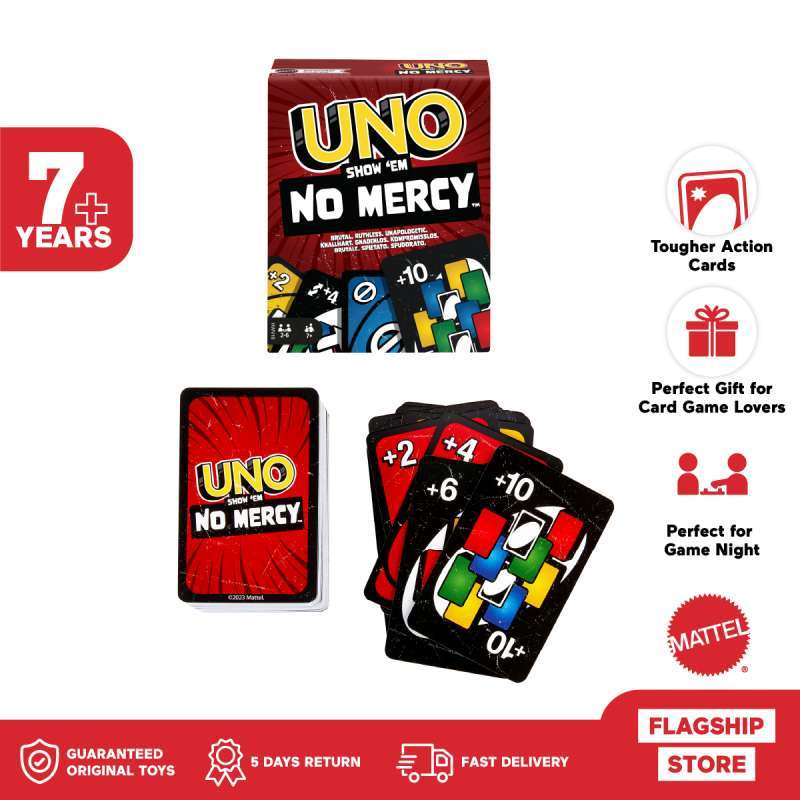 Promo Uno Show 'em No Mercy - Permainan Kartu Diskon 8% Di Seller ...