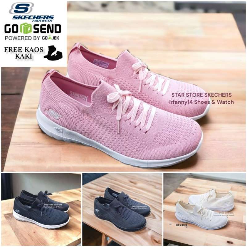 Promo Sepatu Wanita Go walk 5 Strech Ringan Dan Nyaman Diskon 23% di ...