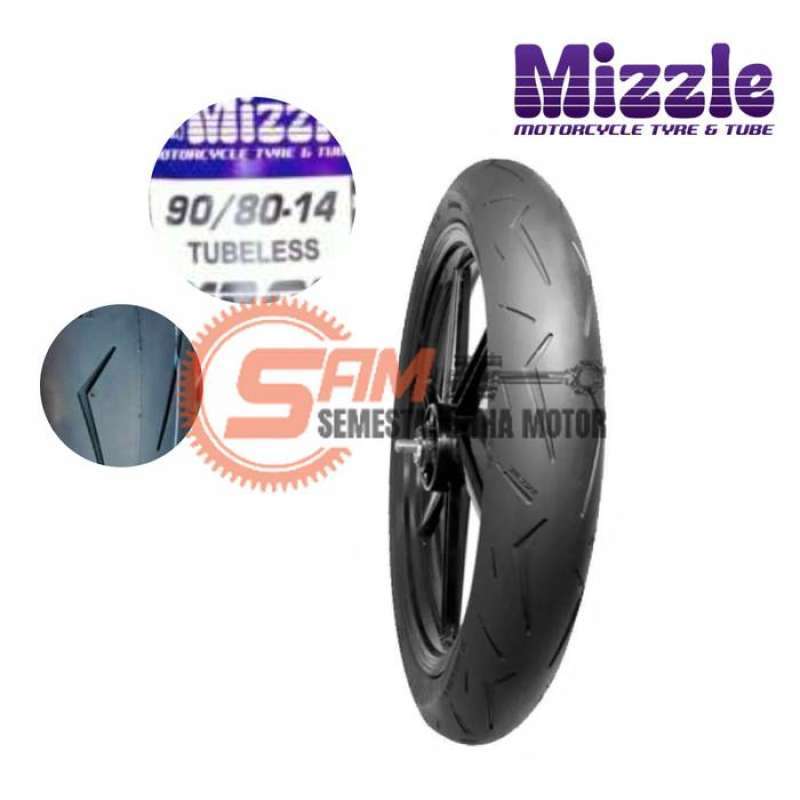 Jual Ban Luar Mizzle 90/80-14 Ring 14 Mr01 Tubeless Soft Racing ...