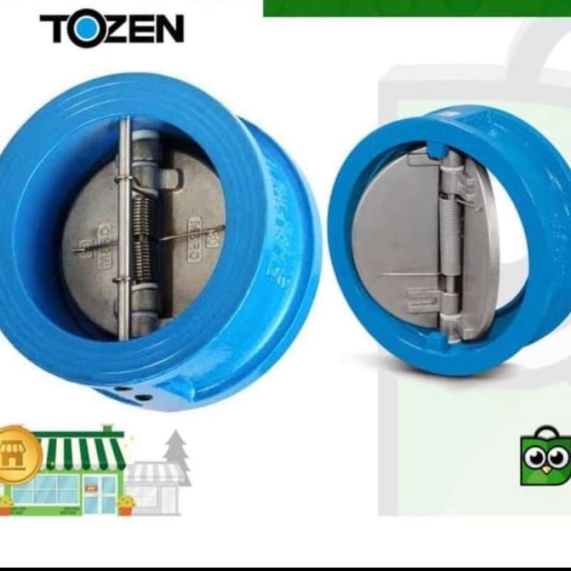 Promo Wafer check valve cast iron jis 10k 6 inch TOZEN Diskon 23% di ...