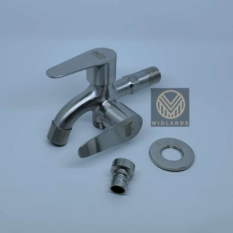 Promo Kran Cabang Stainless SUS 304/Kran Shower Mandi/Keran Air Dobel ...