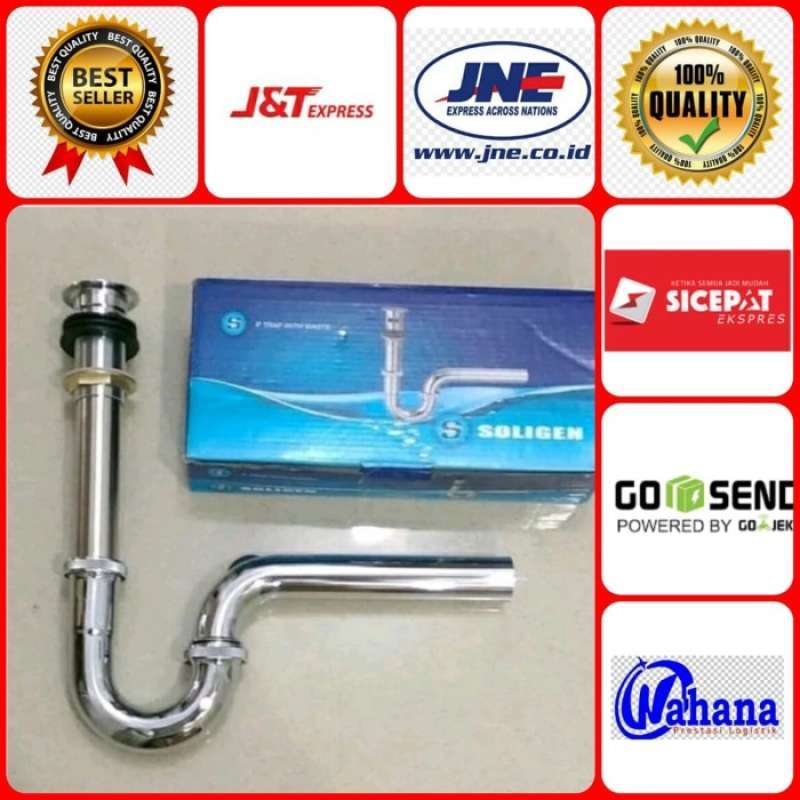 Promo SIFON ANGSA SOLIGEN-SIFON WASTAFEL-SIFON PEMBUANGAN WASTAFEL ...