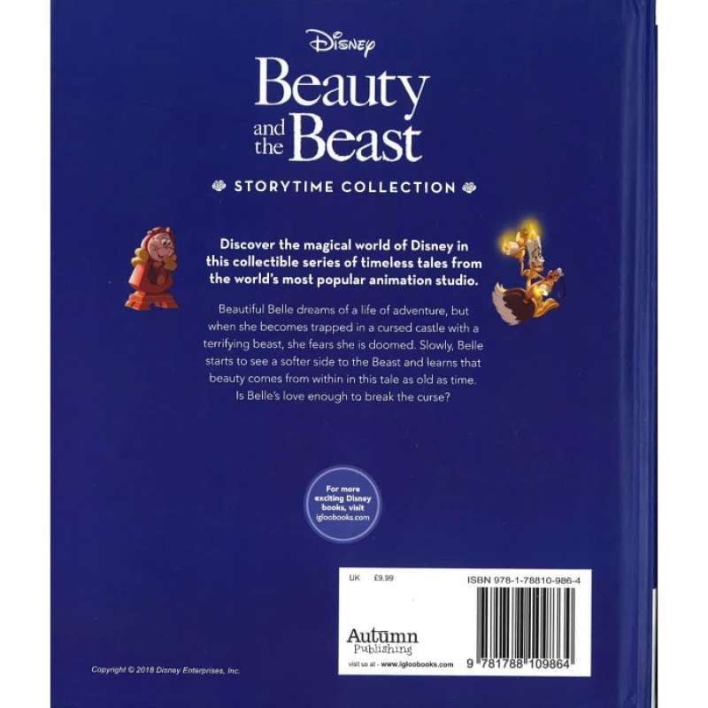 Promo STORYTIME COLLECTION DISNEY CLASSICS PRINCESS BEAUTY AND THE ...