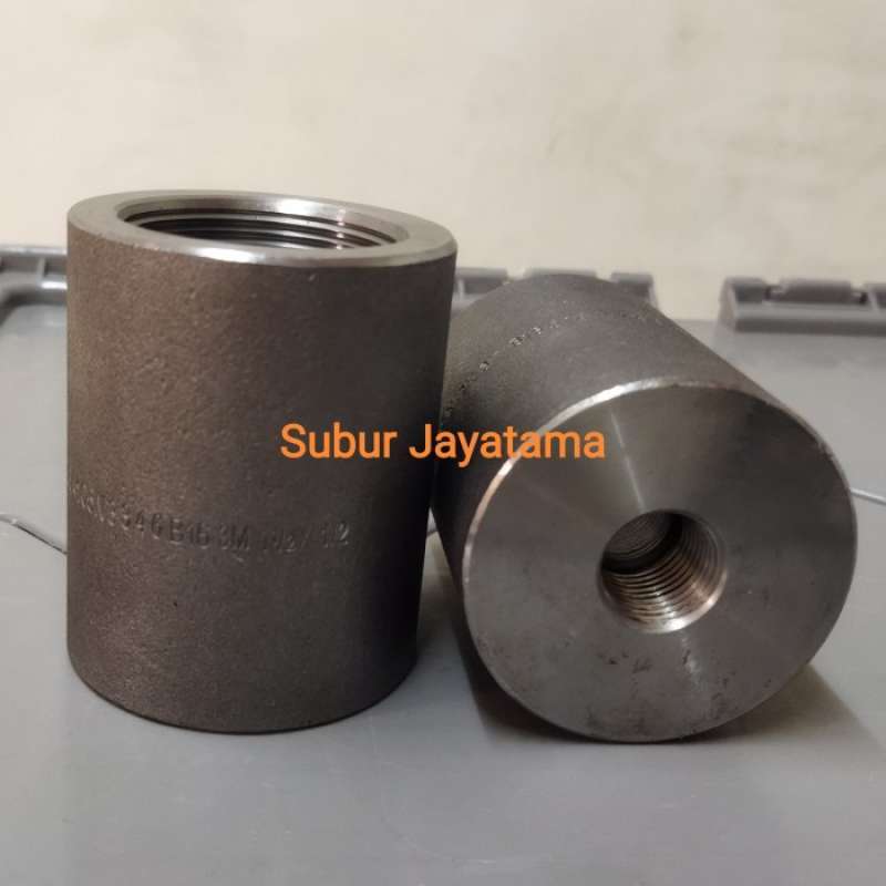 Promo Reducer / Oversock Coupling Besi A105 3000 Psi NPT 1 1/2 x 1/2 ...
