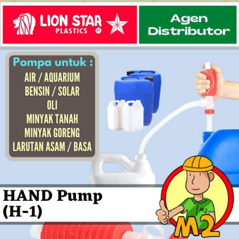Promo Lion Star H-1 Pompa Minyak / Hand Pump - 1 renceng isi 12 pcs ...