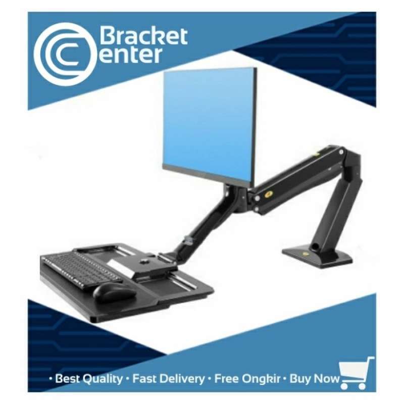 Promo BRACKET SINGLE MONITOR ARM 24 INCH - 35 INCH NORTH BAYOU NB FC40 ...