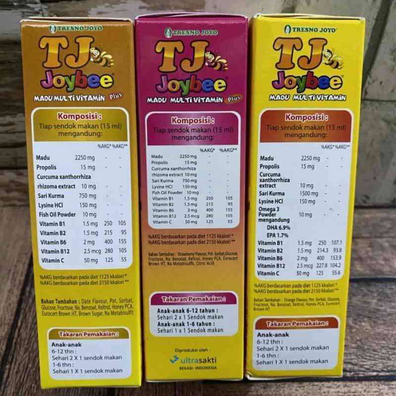 Jual Madu Tj Joybee Madu Anak Multivitamin 100 Ml Di Seller Mama ...