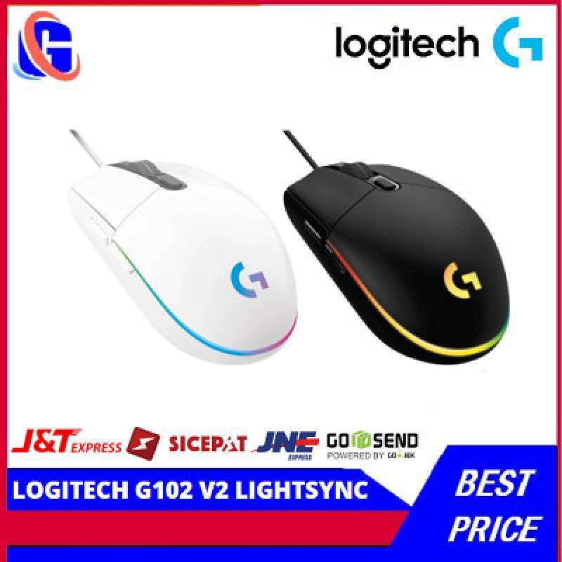 Promo LOGITECH G102 v2 LIGHTSYNC RGB Gaming Mouse - GARANSI RESMI - Hitam Diskon 23% di Seller ...