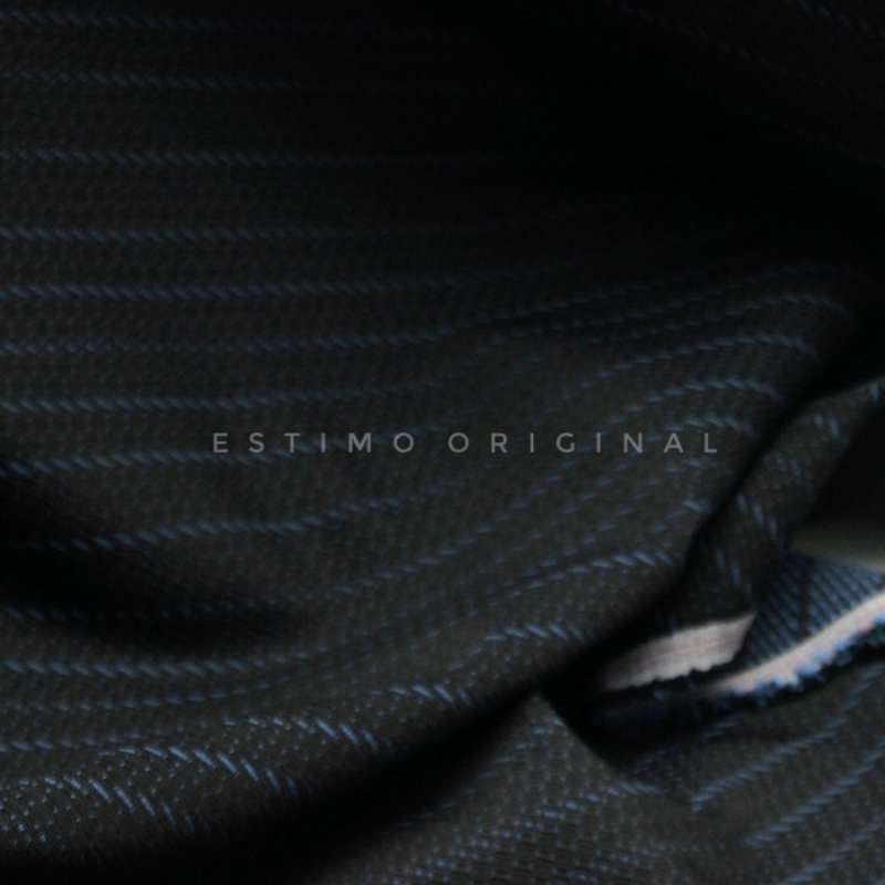 Promo Bahan Kain Jok Mobil Fabric Hitam Salur Biru Cocok Untuk Bmw ...