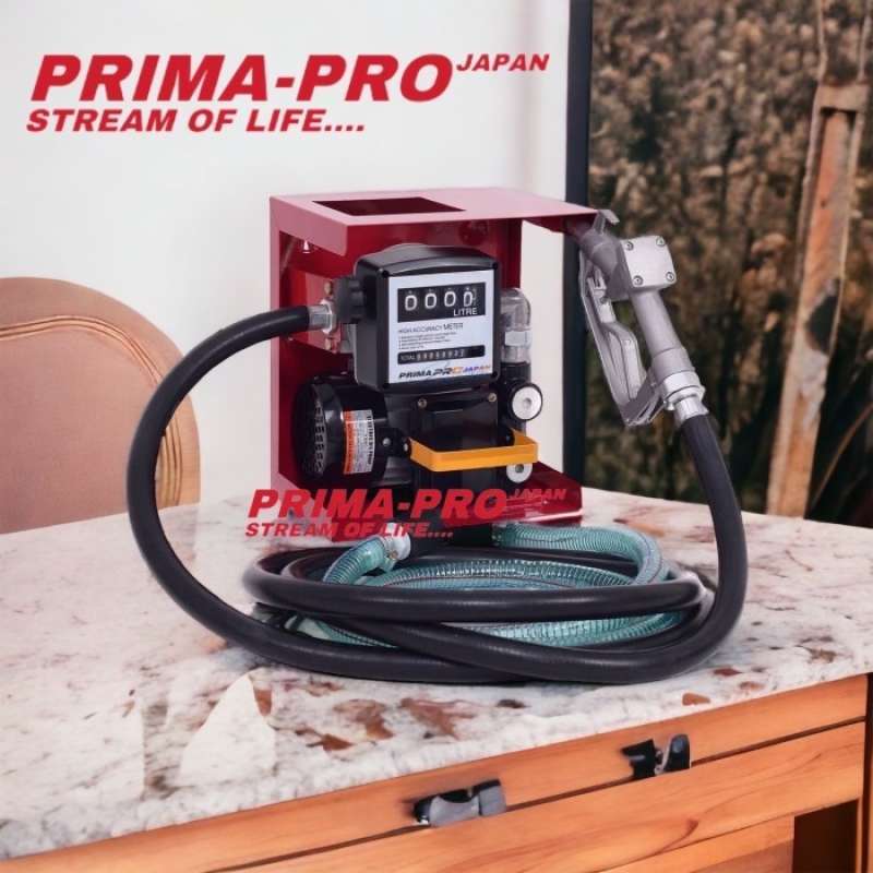 Promo Flow Meter Transfer Pump Set Diesel Ac 220v Diesel Fuel Transfer ...