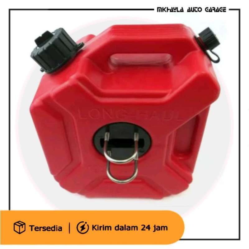 Promo Jerigen Long Haul Jerigen Bensin Solar 5Liter + Braket Jerigen ...