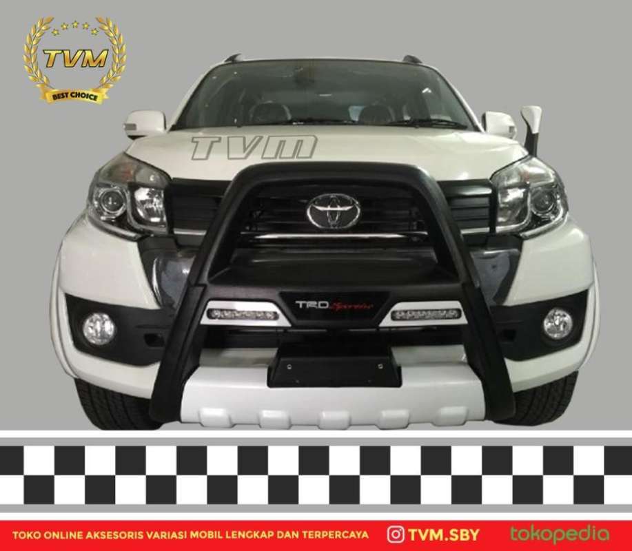Jual Bumper Bemper Tanduk depan Rush Terios TRD Sportivo DRL di Seller ...