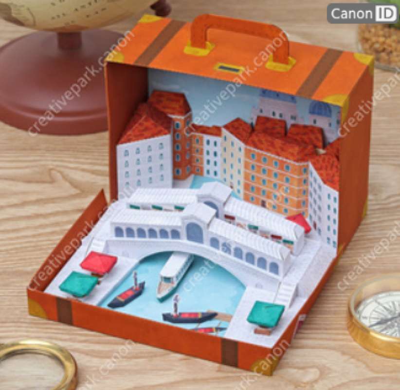 Promo KOPER VENESIA miniatur KERTAS DIY Papercraft mainan diorama ...