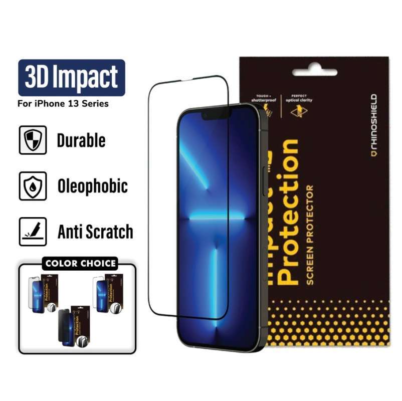 Promo Screen Protector iPhone 13 Pro Max 13 Mini RhinoShield 3D Impact ...
