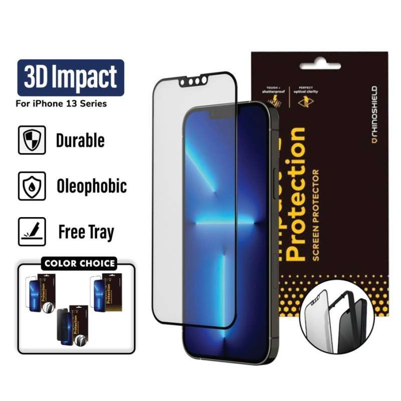 Jual Screen Protector iPhone 13 Pro Max 13 Mini RhinoShield 3D Impact ...