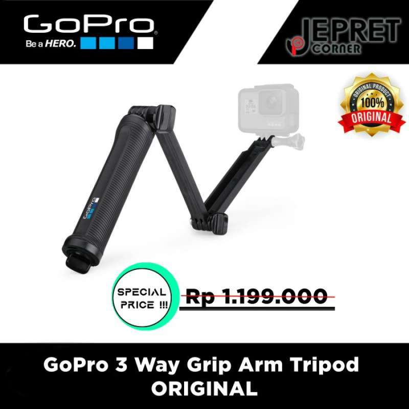 Jual Gopro 3 Way Grip Arm Tripod - Original Di Seller Smart Projeck - Wijaya Kusuma, Kota ...