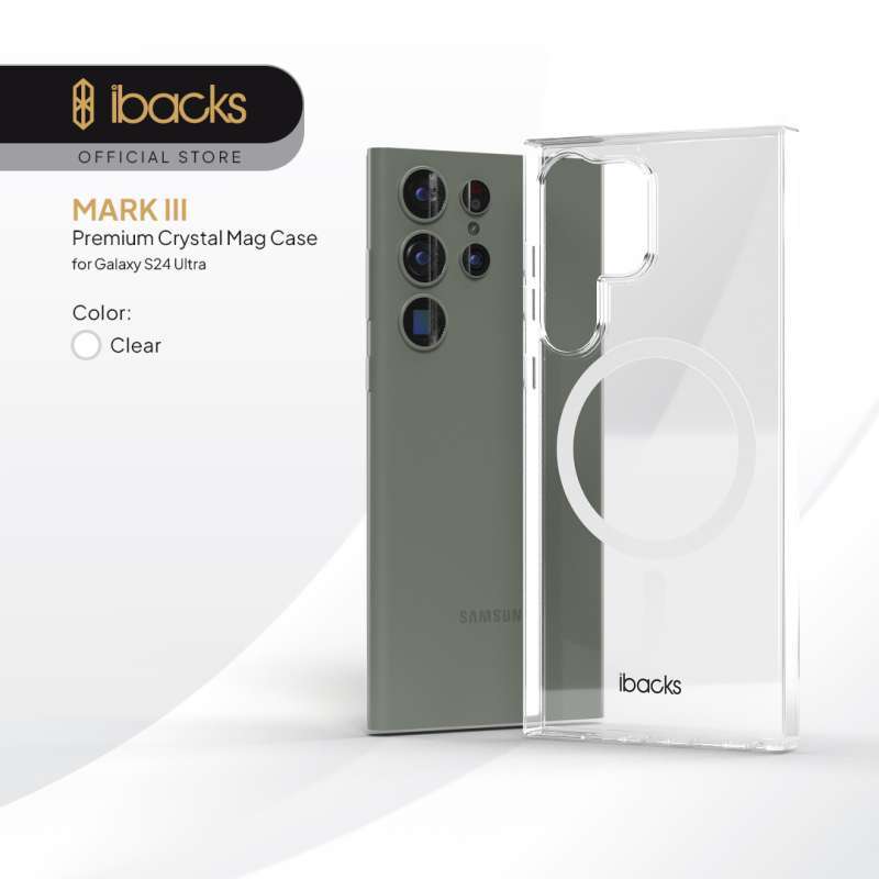 Jual Ibacks Mark3 Case Crystal Magnetic For Samsung S24 Series Casing ...