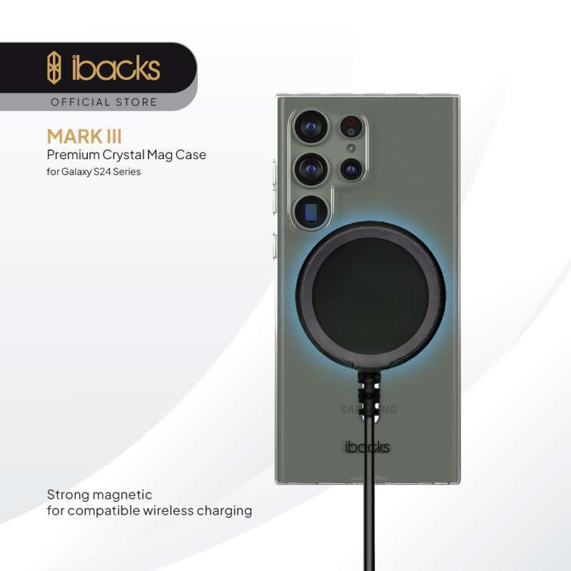 Jual Ibacks Mark3 Case Crystal Magnetic For Samsung S24 Series Casing ...