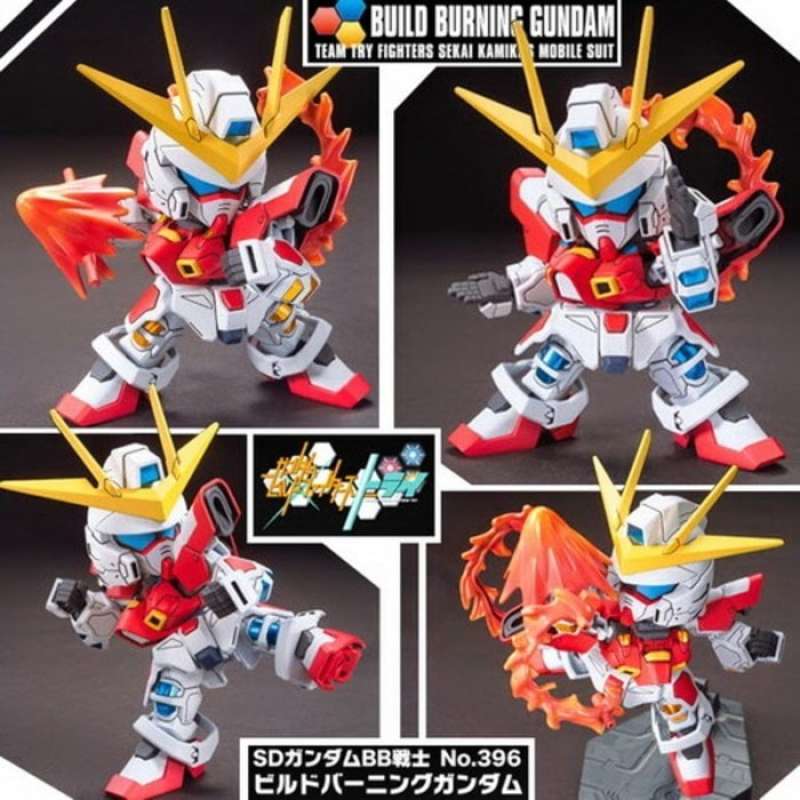 Promo Bandai Original SD BB Build Burning Gundam Diskon 23% di Seller ...