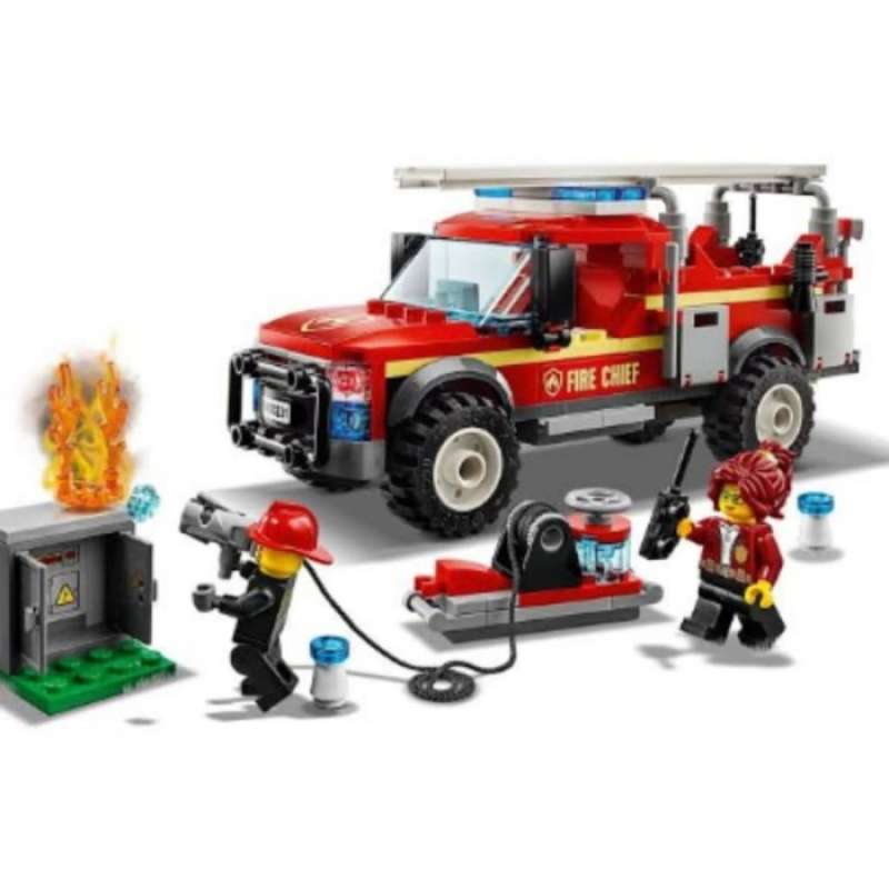 Promo Lego City 60231 Fire Chief Response Truck Original Mobil Pemadam ...
