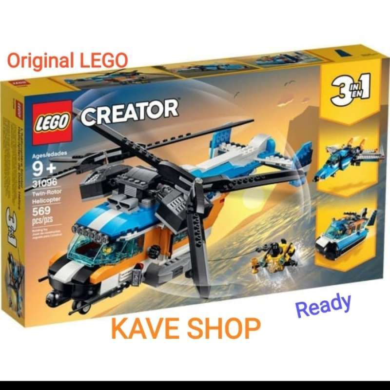 Promo Lego 31096 Creator : Twin Rotor Helicopter Diskon 23% Di Seller ...