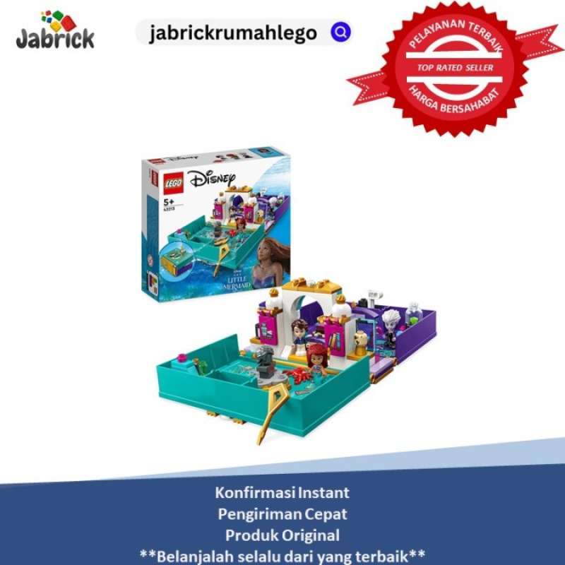 Promo LEGO 43213 Disney Princess The Little Mermaid Story Book ...