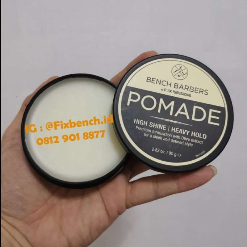 Jual Fix Bench Barbers Pomade Professional Hair 80gr Original Not Clay ...
