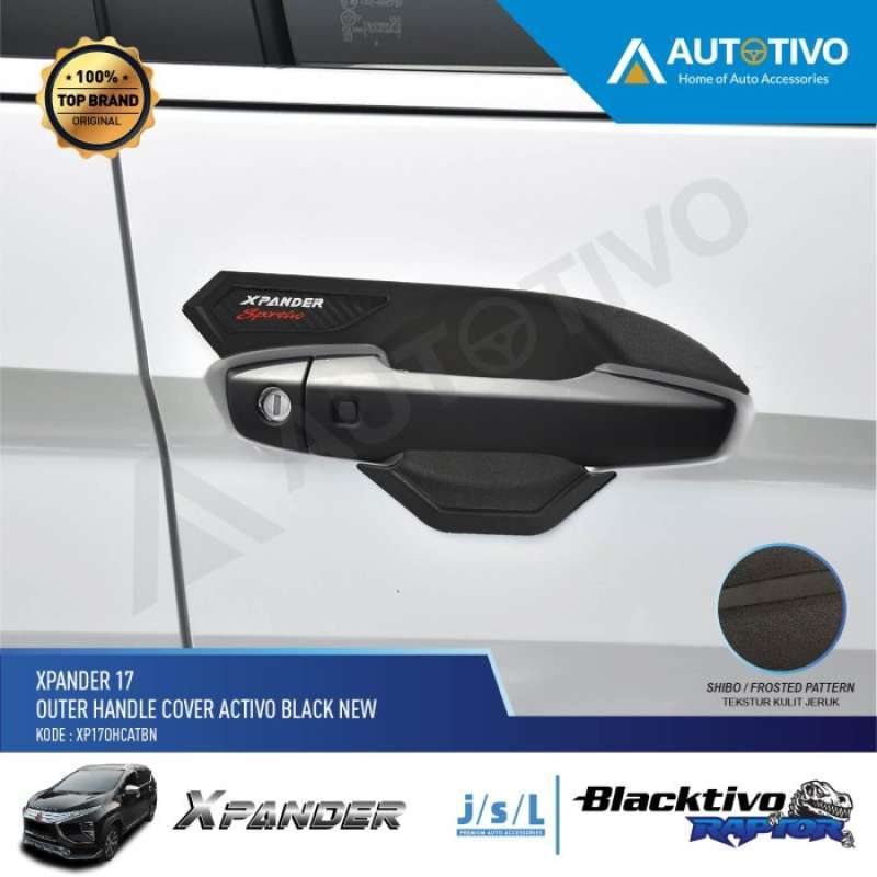 Jual JSL Mangkok Pintu Xpander Outer Handle Cover Activo Black New di Seller Retail Indo Global ...