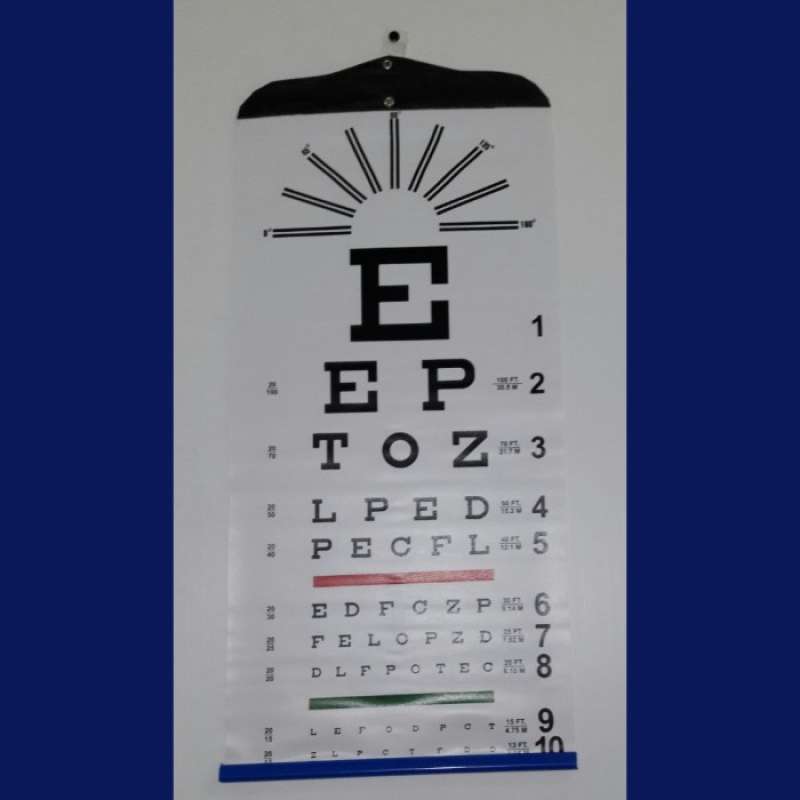 Promo Snellen Chart Alphabet - Snellen Chart Manual - Alat Tes Mata ...