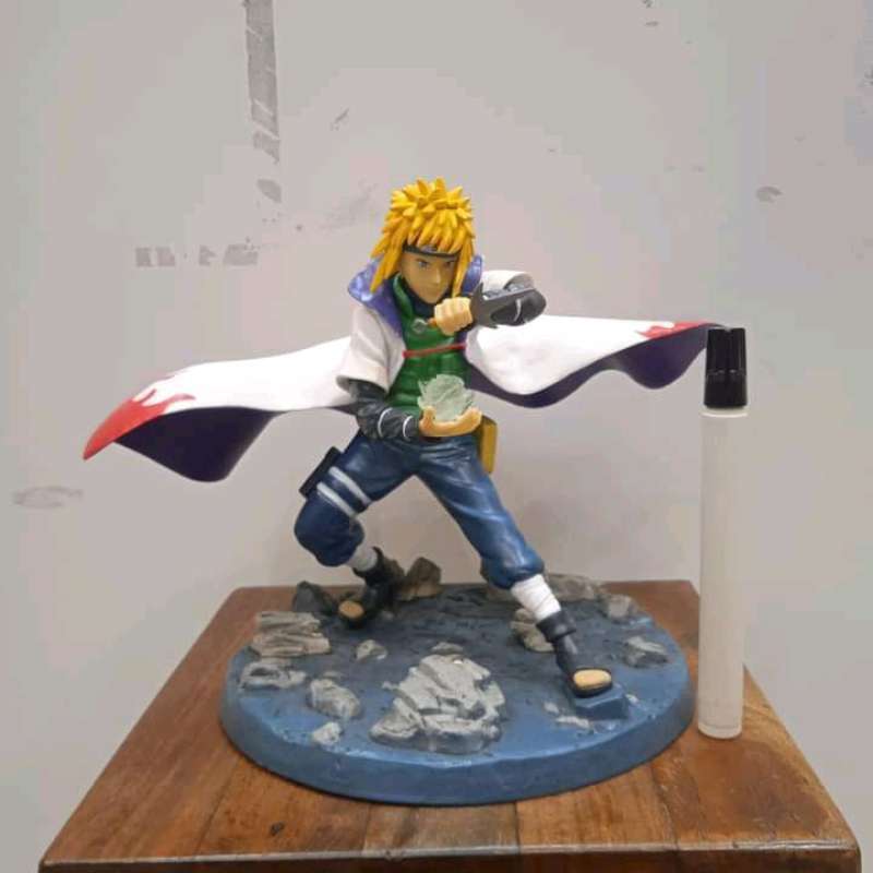 Jual mainan static figure Minato yondaime with ball Uzumaki naruto ...