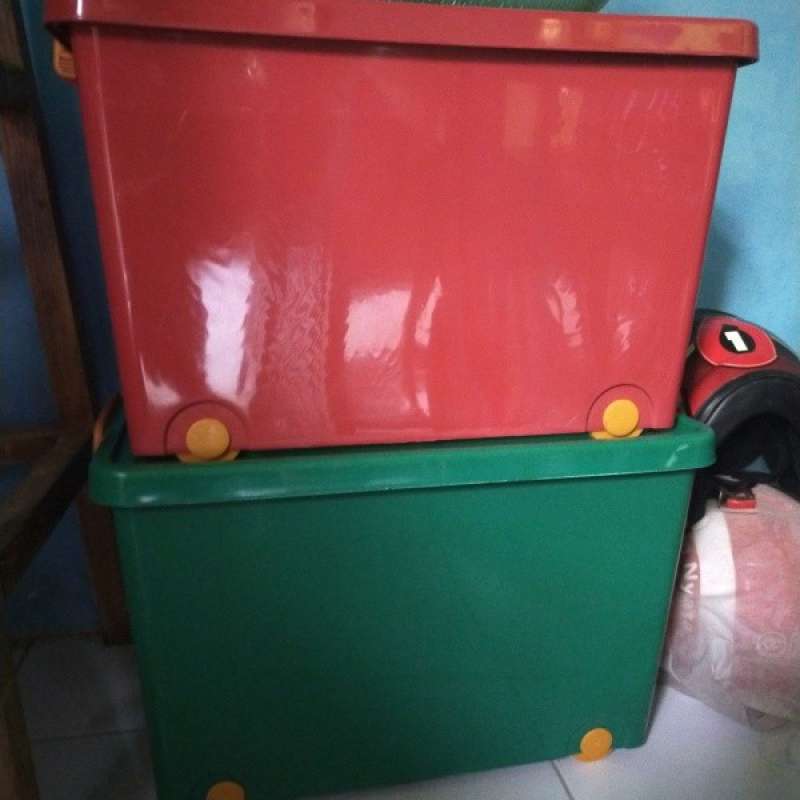 Promo Box Container 95 Liter Roda Sinplas Kualitas Shinpo Ezy Rak ...