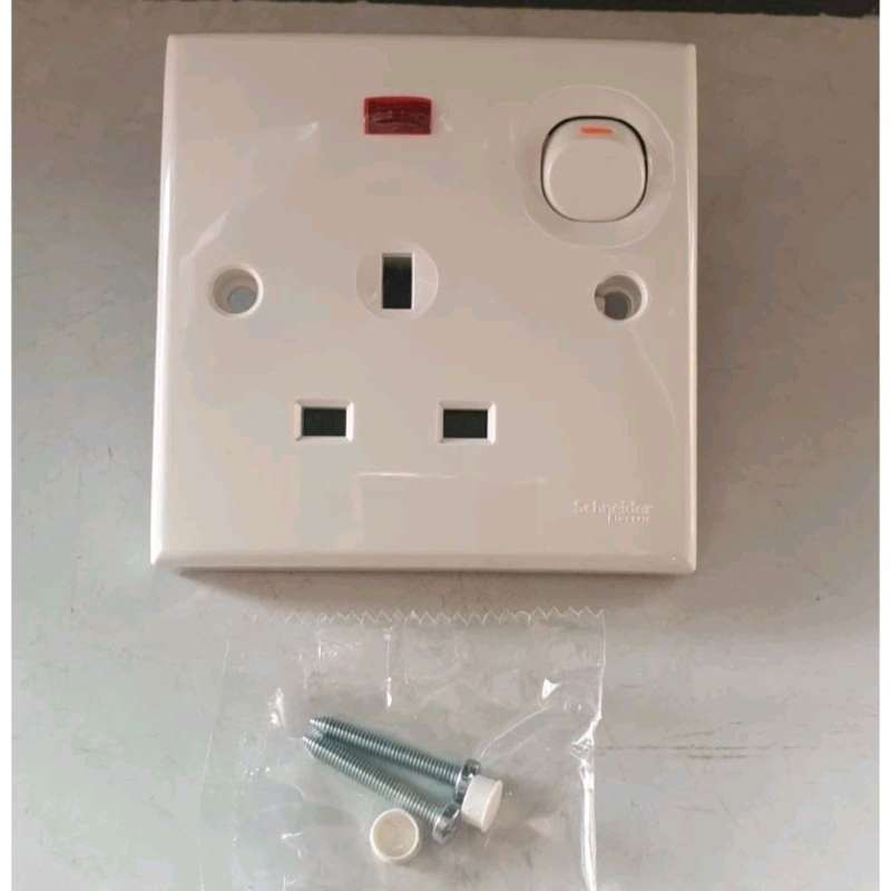Jual Stop Kontak Kaki Tiga Outlet Dengan Saklar Dan Lampu Indikator ...