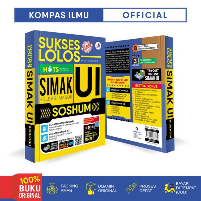 Promo Buku Sukses Lolos Simak Ui Soshum Terupdate Diskon 23% Di Seller ...