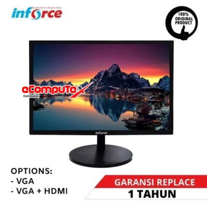 Jual Monitor Led Inforce 19.5 Inch 1950nh Resolusi 1366 X 768 Vga Hdmi ...