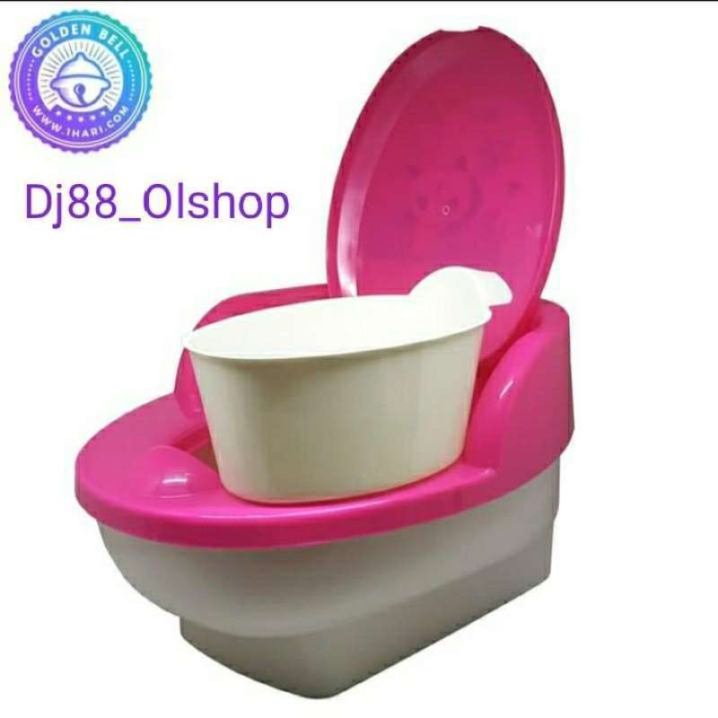 Jual Potty Training Portable Closet Duduk Anak Pispot Greenleaf 5109 di ...