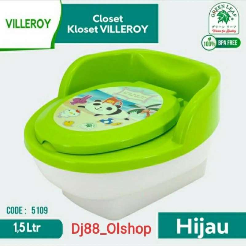Jual Potty Training Portable Closet Duduk Anak Pispot Greenleaf 5109 di ...