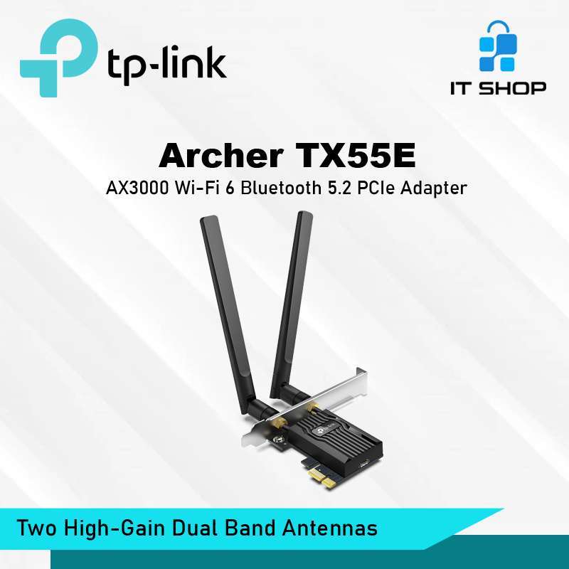 Jual TP-Link ARCHER TX55E Wi-Fi 6 PCIe Adapter di Seller IT Shop ...