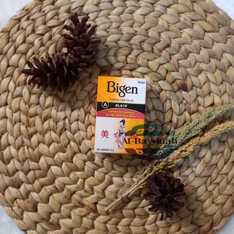 Jual PEWARNA RAMBUT BIGEN A-BLACK POWDER - SEMIR RAMBUT di Seller ...