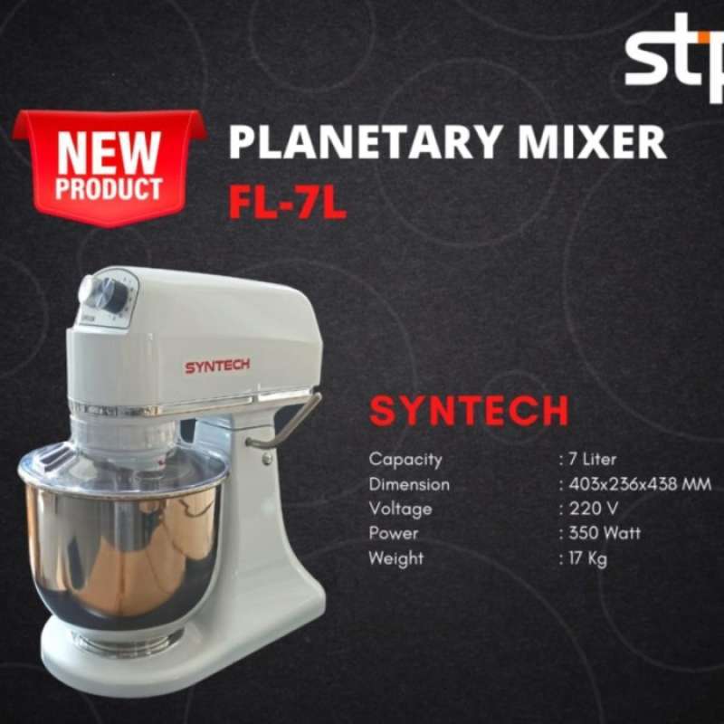 Promo Mixer Syntech FL-7B Mixer Roti Kue 7 Liter Diskon 23% di Seller Surota Aska - Cengkareng ...