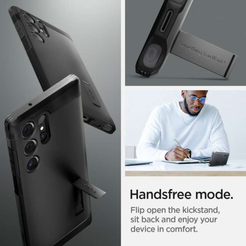 Promo Case Samsung Galaxy S24 Ultra Plus Spigen Tough Armor Hybrid ...