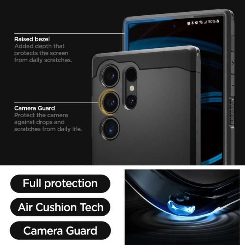 Promo Case Samsung Galaxy S24 Ultra Plus Spigen Tough Armor Hybrid Casing Diskon 50% Di Seller ...