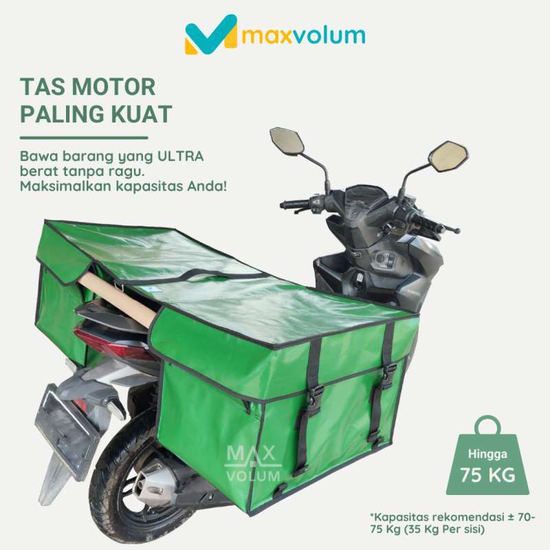 Jual MAXVOLUM Tas Motor ULTRA Besar - Anti Air Tas Obrok | Tas Kurir ...