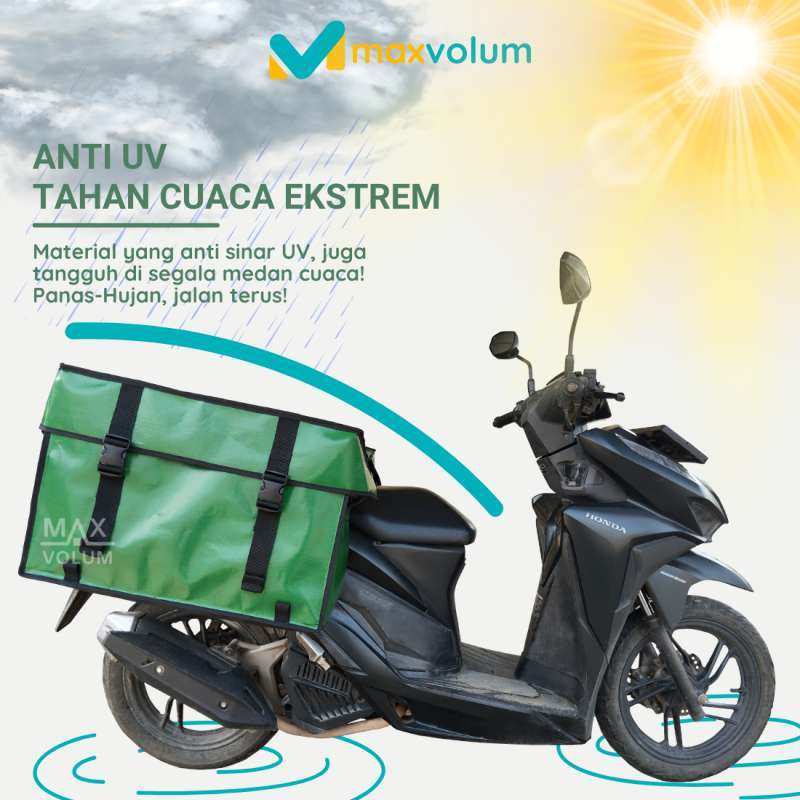 Jual MAXVOLUM Tas Motor ULTRA Besar - Anti Air Tas Obrok | Tas Kurir ...