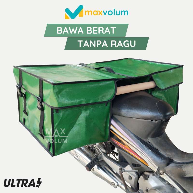 Jual MAXVOLUM Tas Motor ULTRA Besar - Anti Air Tas Obrok | Tas Kurir ...
