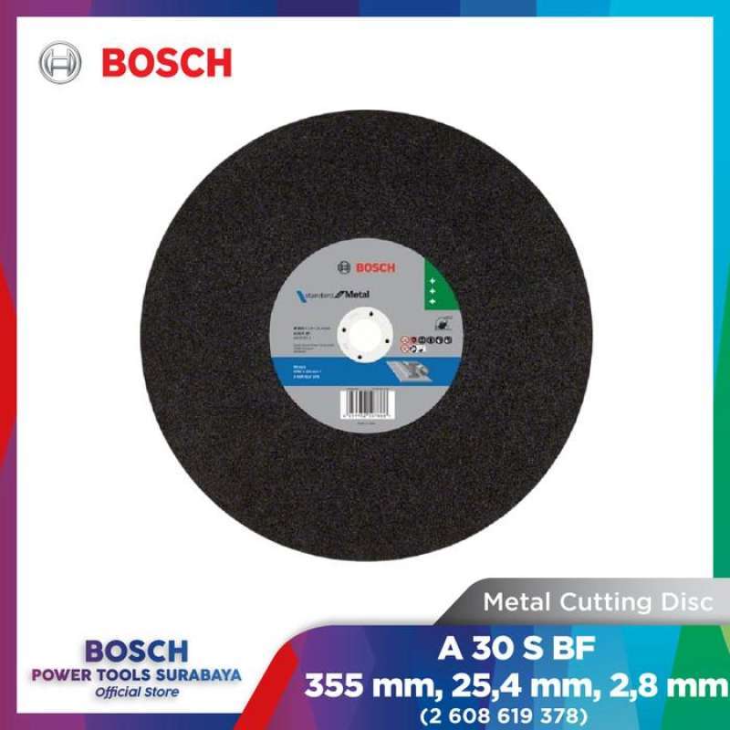 Jual Mata Gerinda Potong Besi 14 Inch A 30 S Bf 355 Mm Metal Cutting Disc Di Seller Bosch Power ...
