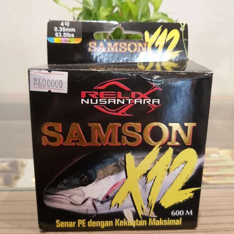 Promo Relix Nusantara Samson X12 600m PE 4 Rainbow Diskon 23% di Seller aaron - Gandaria Utara ...